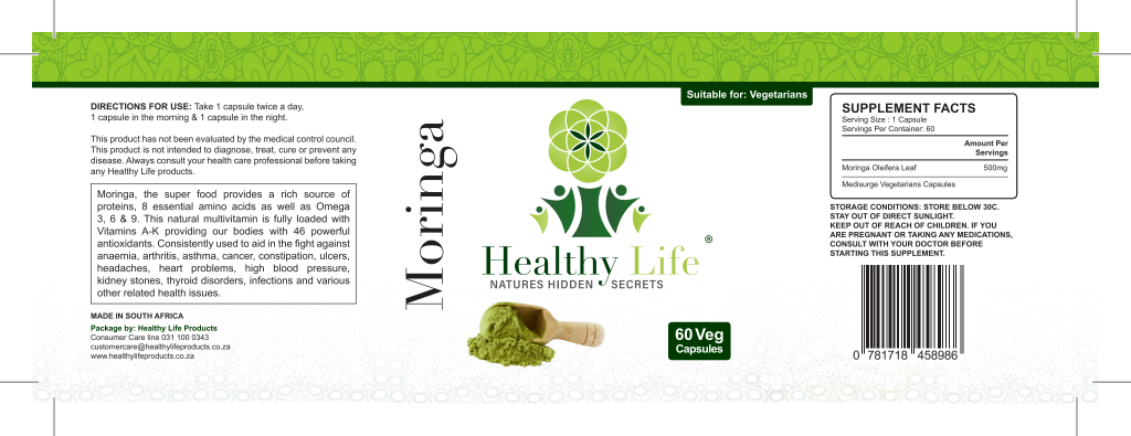 Healthy Life- Moringa Capsules 60's